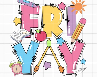School Teacher Png, Fri-yay Png, Happy Friday Png, Back to School Png ...