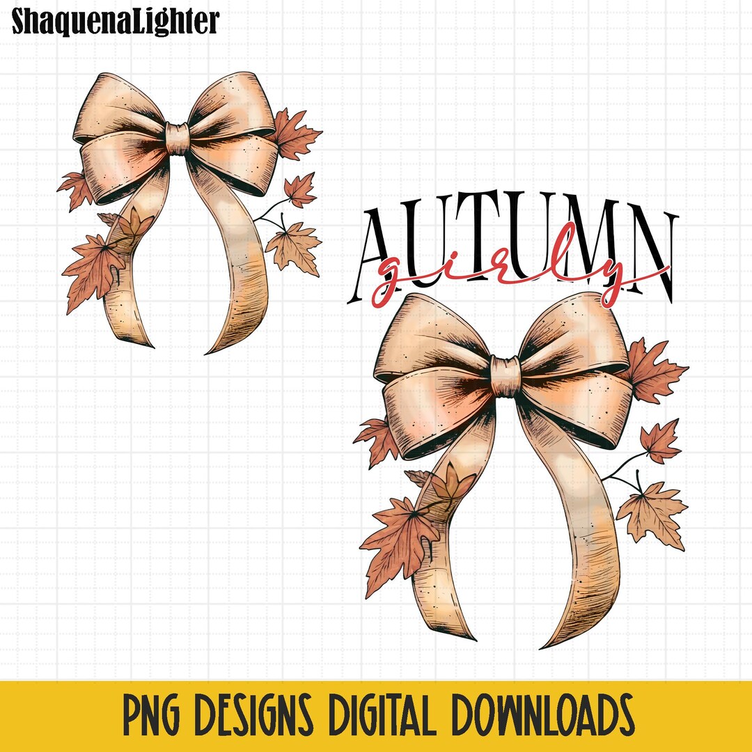Autumn Girly Png, Coquette Fall Png, Fall Vibes Png, Autumn Leaves Png ...