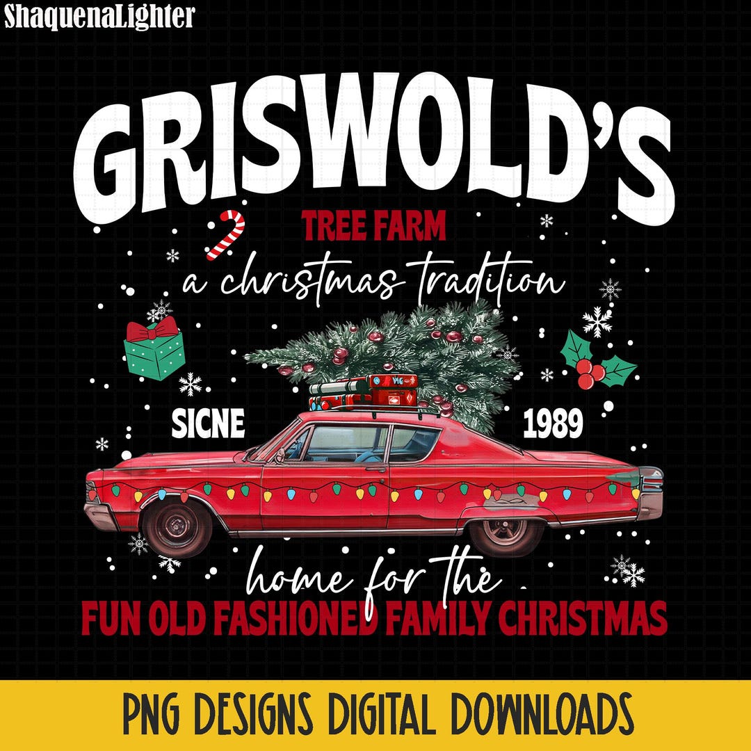 Griswold Christmas Tree Farm PNG, Merry Christmas Png, Christmas ...