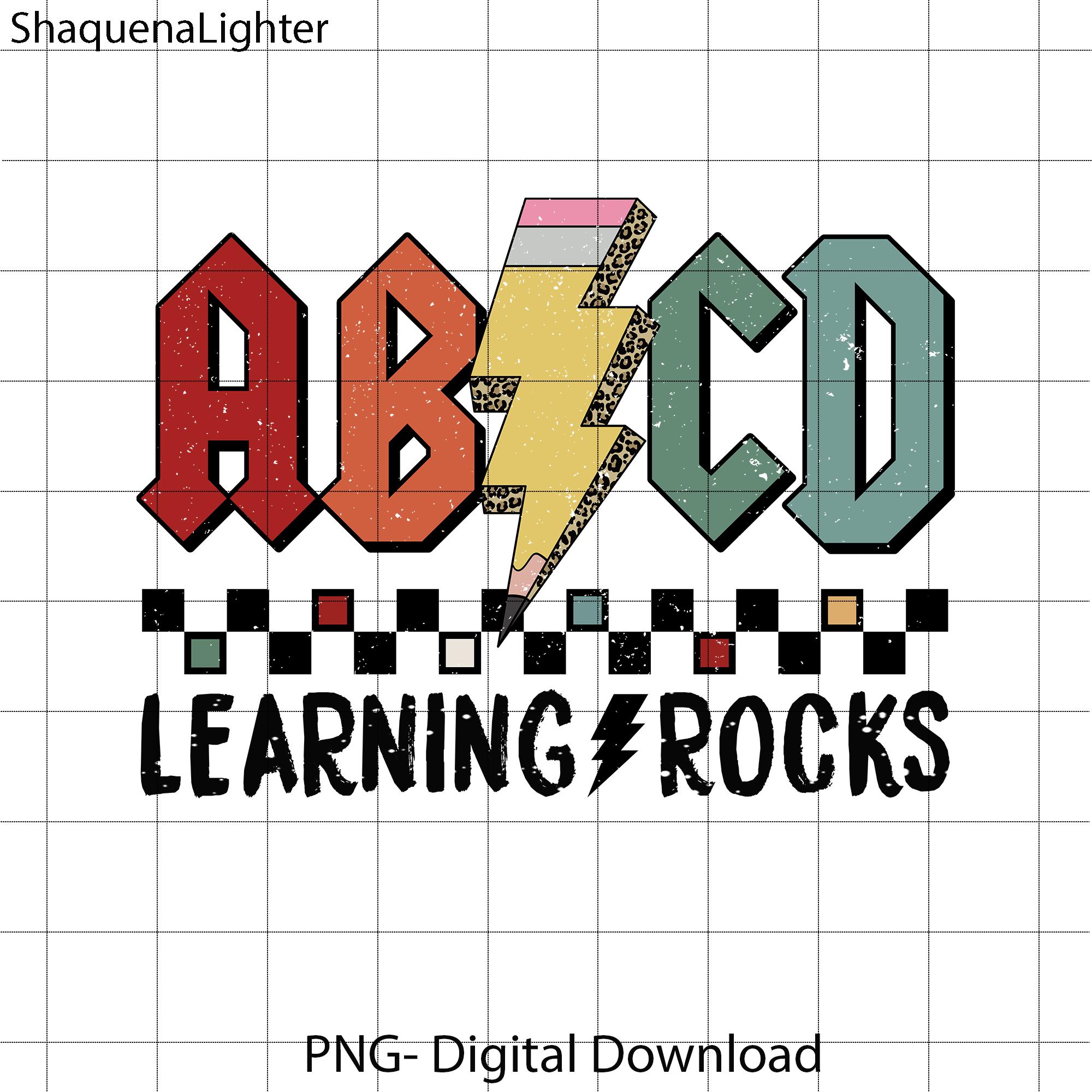 ABCD Learning Rocks Png, ABCD Back to School Png , Abcd Back in Class ...