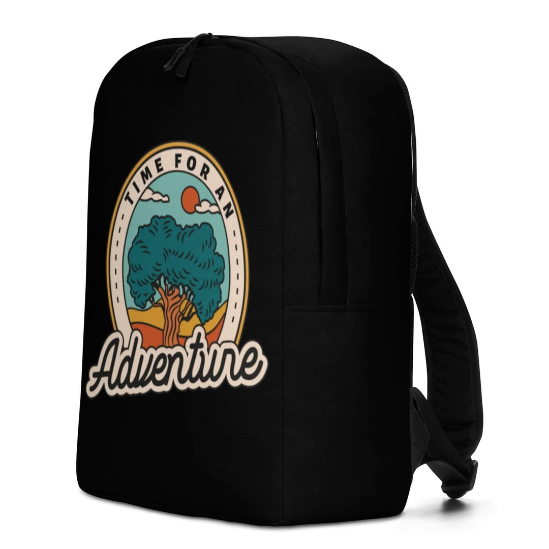 Minimalist Backpack, Time for Adventure, Travel Backpack, Love for ...