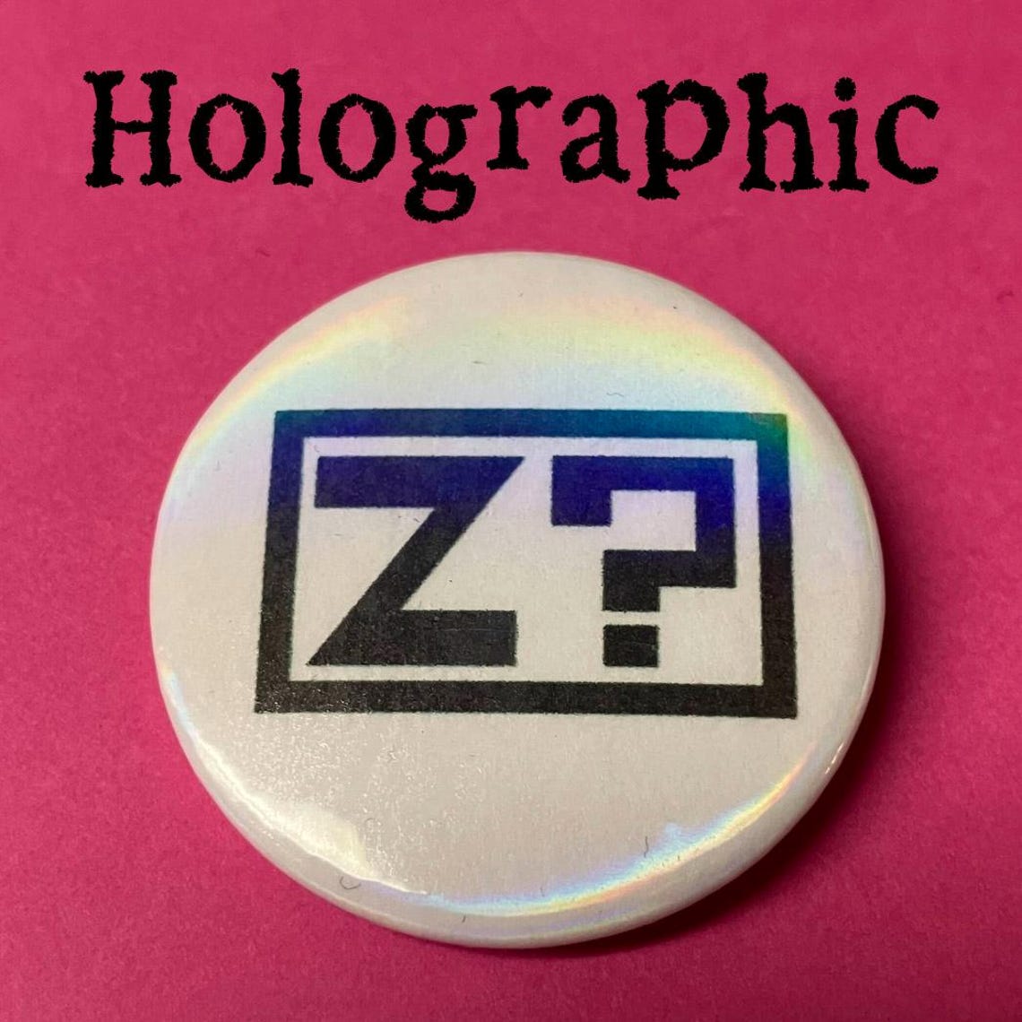 JTHM Question Sleep Z? Logo Button - Etsy