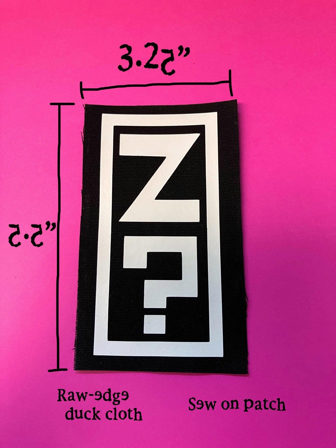 JTHM Question Sleep Z? Logo Patch - Etsy