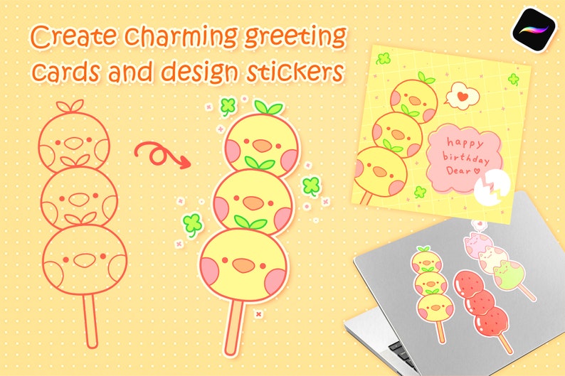 Procreate Anime, Kawaii Brushes, Kawaii Procreate, Japanese Procreate ...