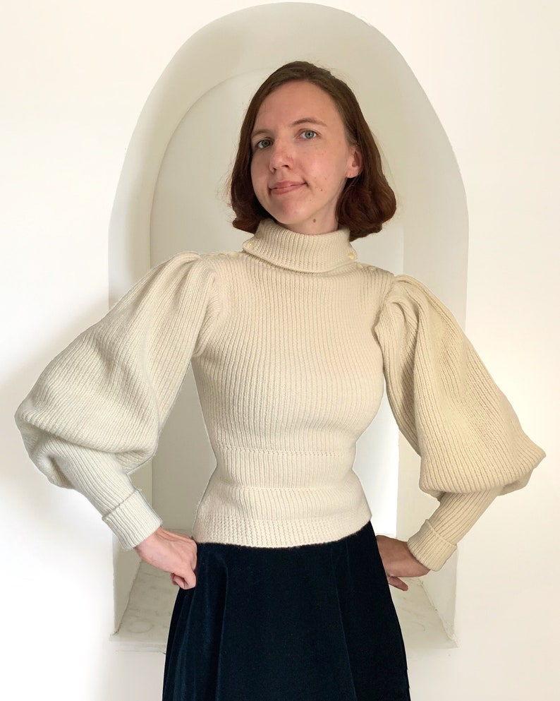 Custom 1897 Victorian Biking / Cycling Sweater Reproduction - Etsy