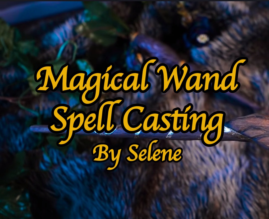 Rootwork Spell Casting "magical Wand" With Magical Wand, Herbs, Secret ...