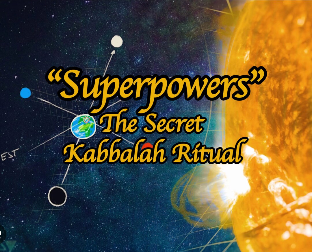 The Secret Kabbalah Ritual "superpower" for Your Super Natural ...