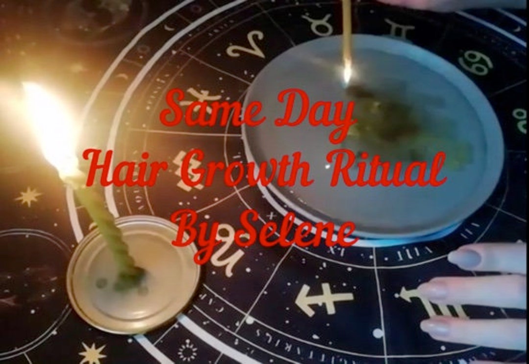 Same Day Hair Growth Ritual Transferring Beautiful Hair From Anyone You ...