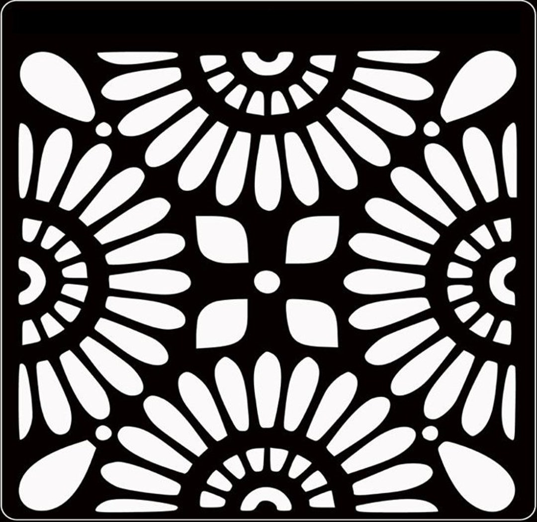 6 X 6 Inch - Stencil for Art & Craft, Reusable DIY Decorative Stencil ...