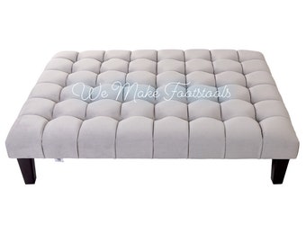 New Chesterfield Footstool / Coffee Table / Pouffe - Etsy UK