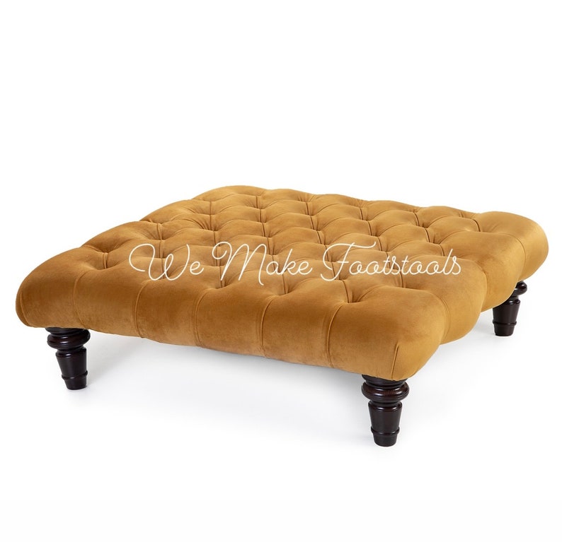 Chesterfield Footstool / Coffee Table / Pouffe - Etsy