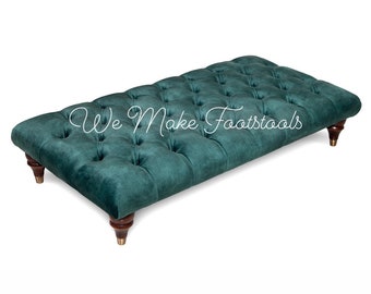 Chesterfield Footstool / Coffee Table / Pouffe - Etsy