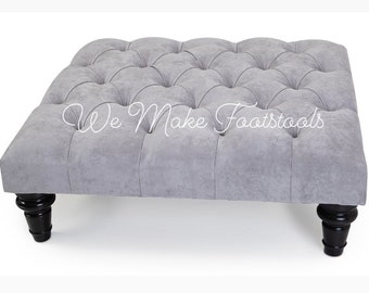 Chesterfield Footstool / Coffee Table / Pouffe - Etsy