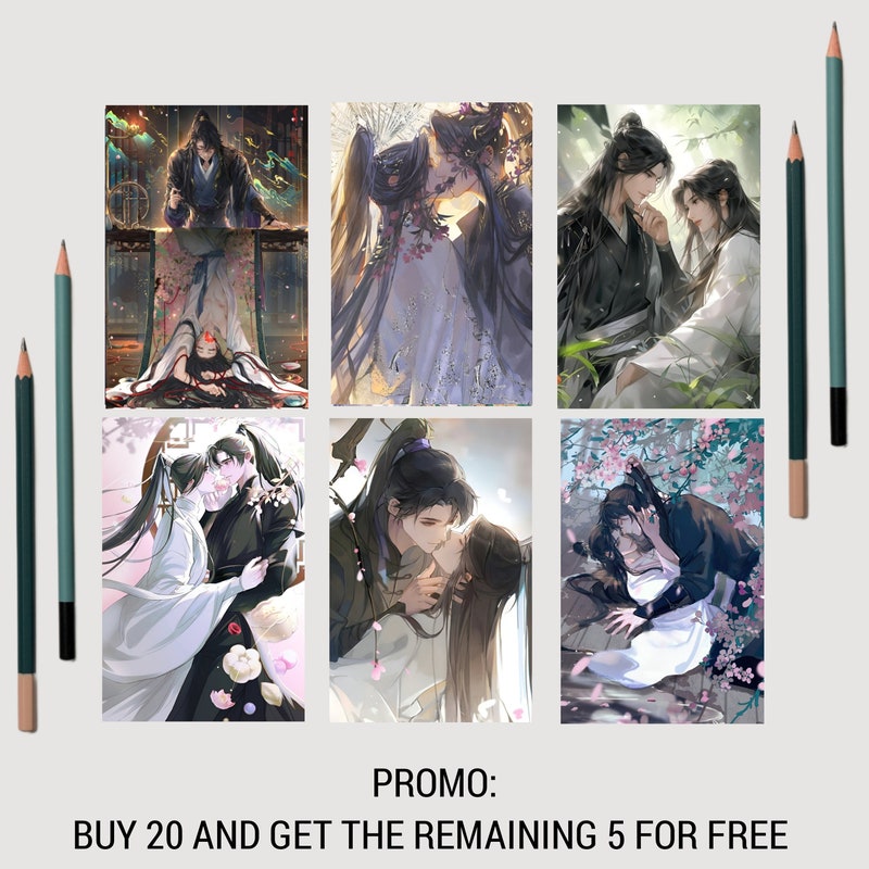 Manga Postcards Cat - Etsy