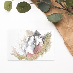 Heaven Official's Blessing TGCF Postcard Poster Hua Cheng Xie Lian Tian Guan Ci Fu Mo Xiang Tong ...