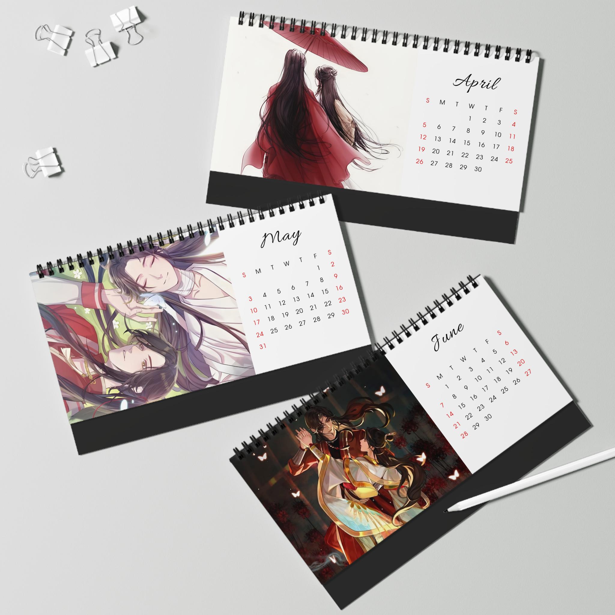 Heaven Official's Blessing Desktop Calendar 2026, Tgcf Christmas Gift ...