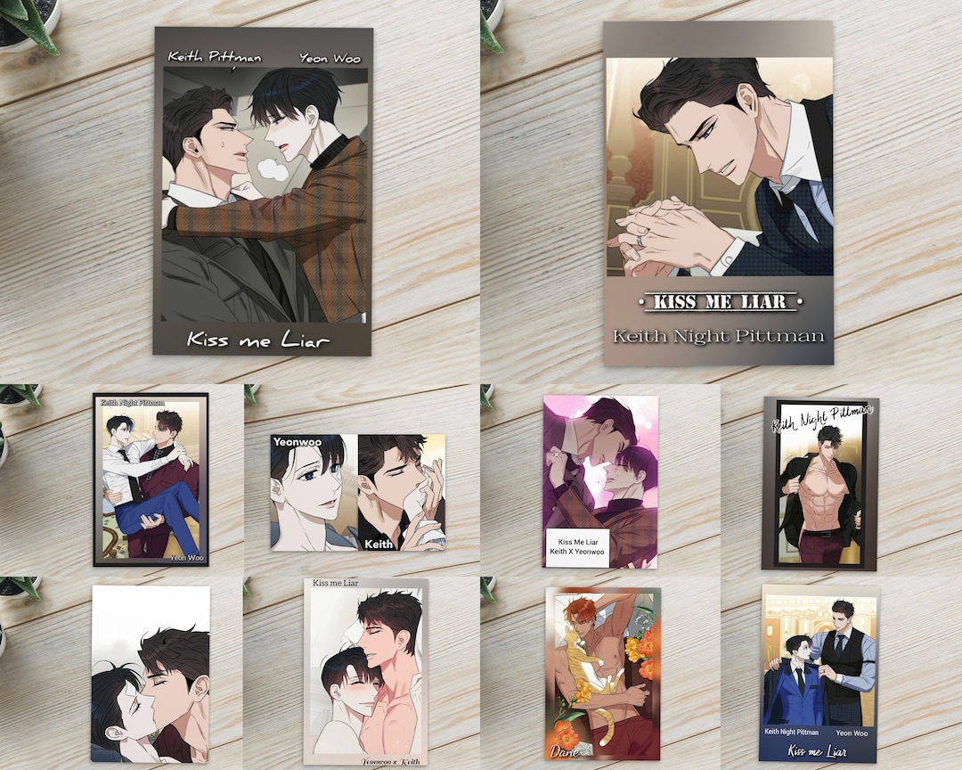 Kiss Me Liar Manhwa Keith Yeonwoo Yaoi Manga Keith Night Pittman Yeon Woo Kiss Me Liar Merch ...