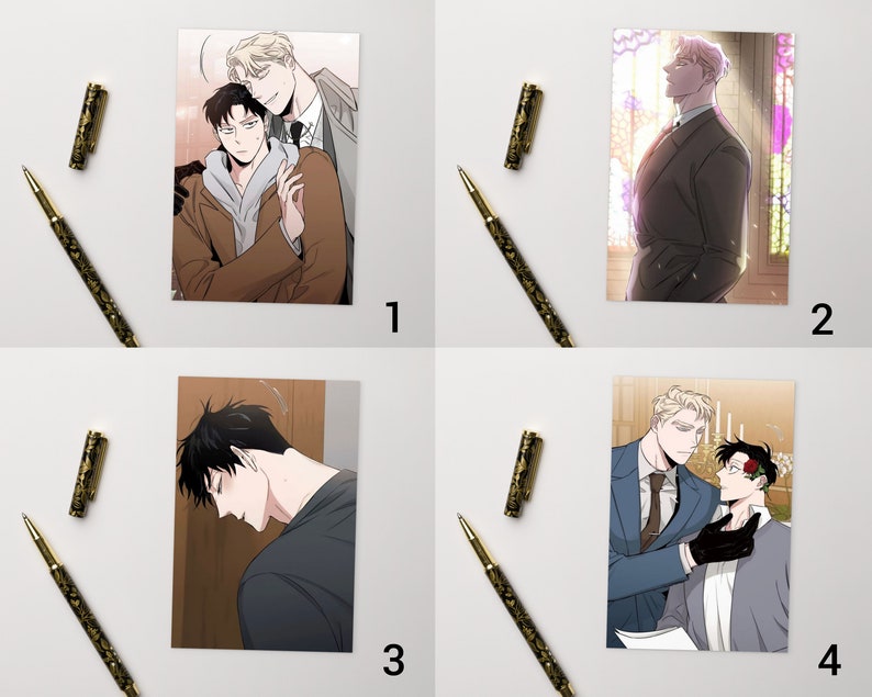 Roses et Champagne Manhwa Yaoi Manga BL Leewon et César Roses - Etsy France