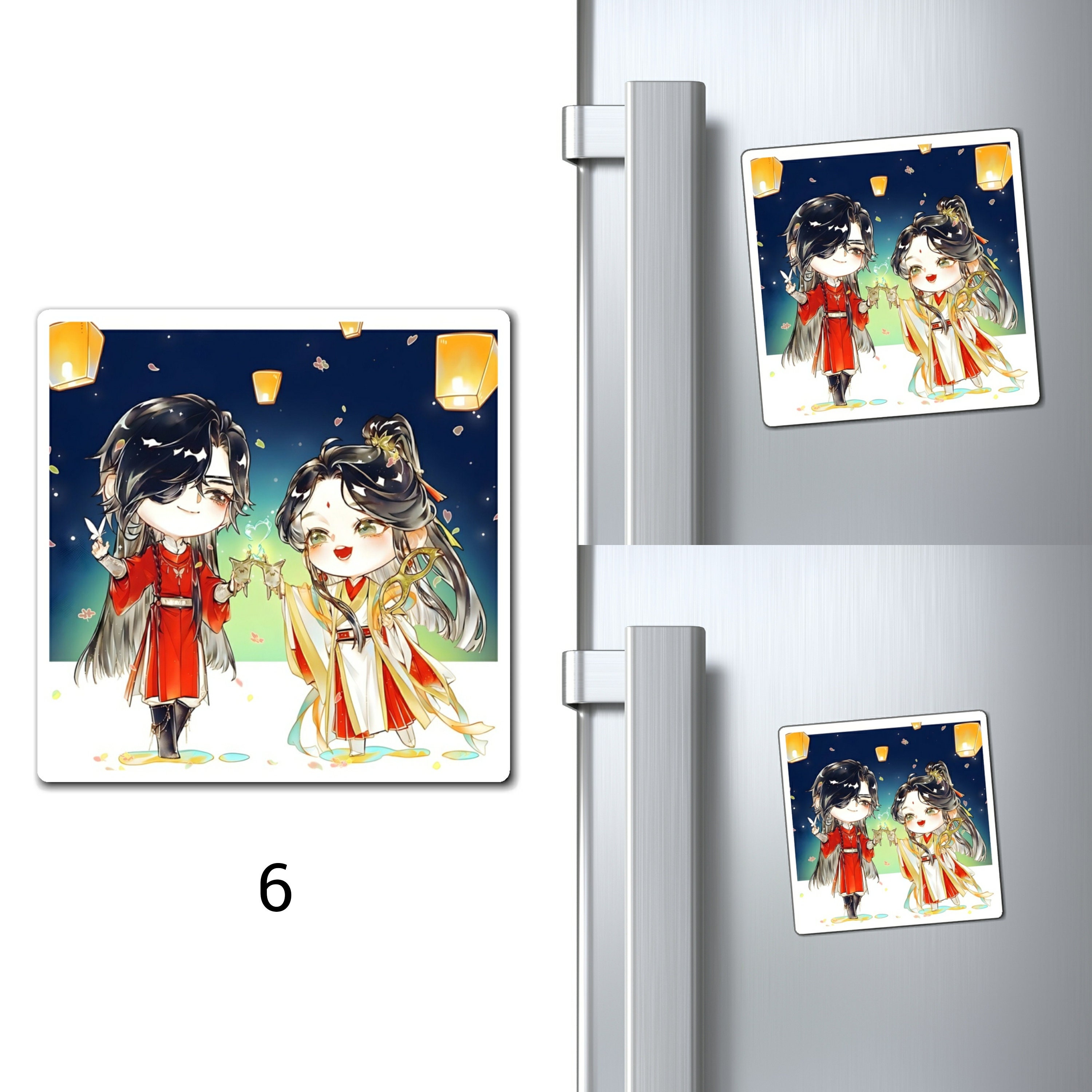 TGCF Chibi Magnets Heaven Official's Blessing Merch Hua Cheng Xie Lian ...