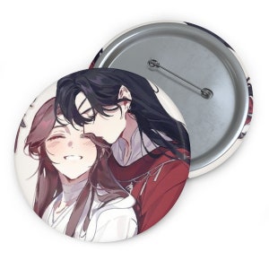 Heaven Official's Blessing Pin Button Tian Guan Ci Fu Hua Cheng Xie ...