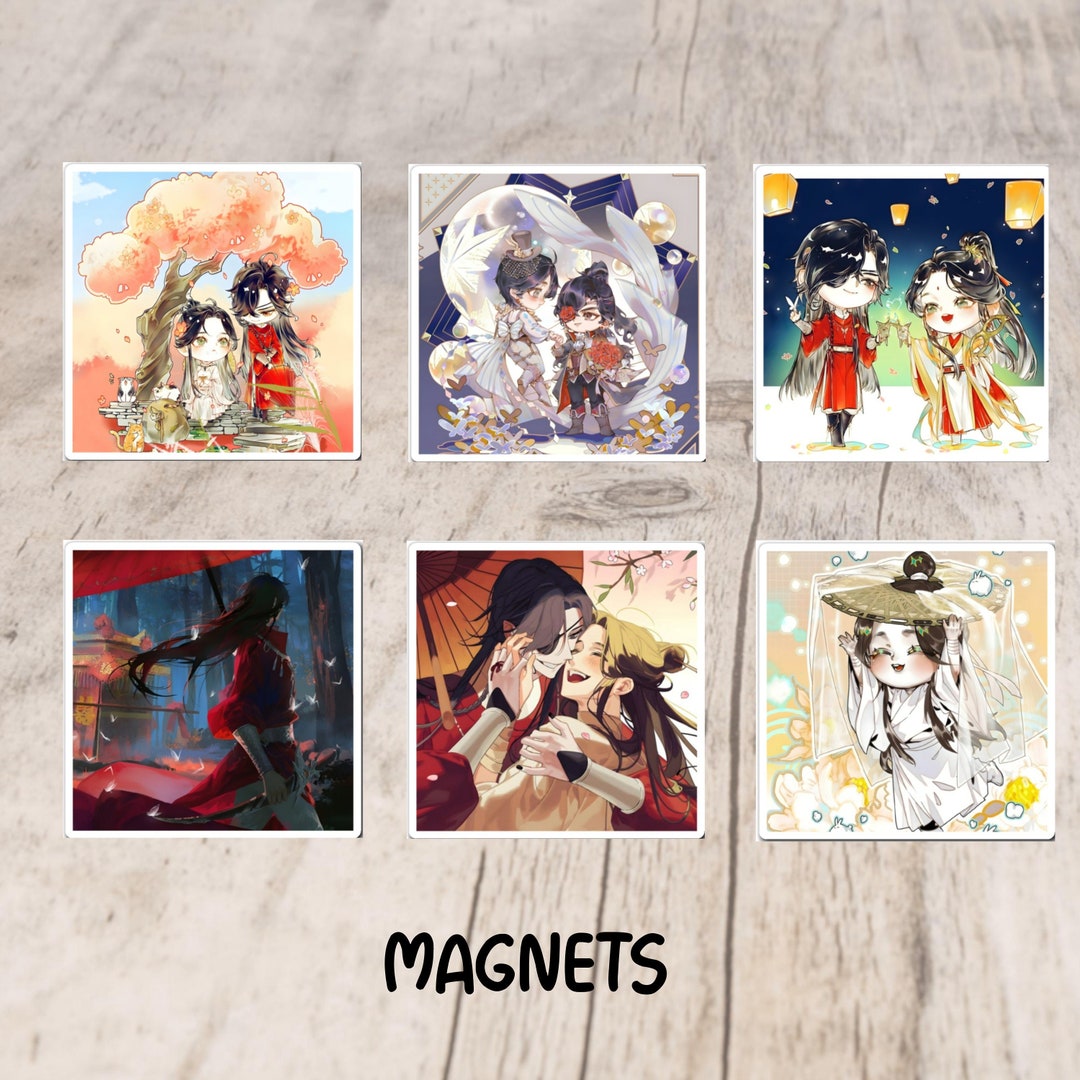 TGCF Chibi Magnets Heaven Official's Blessing Merch Hua Cheng Xie Lian ...