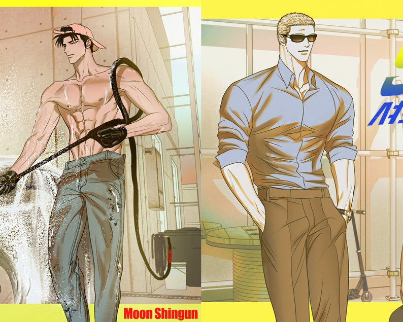 Shutline Manhwa Shin Moon Shingun Jake Gillan Yaoi BL Lump - Etsy Australia