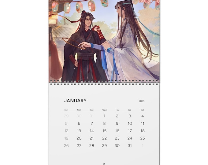 Mo Dao Zu Shi Calendars 2025 MDZS BL the Untamed Calendar Grand Master ...
