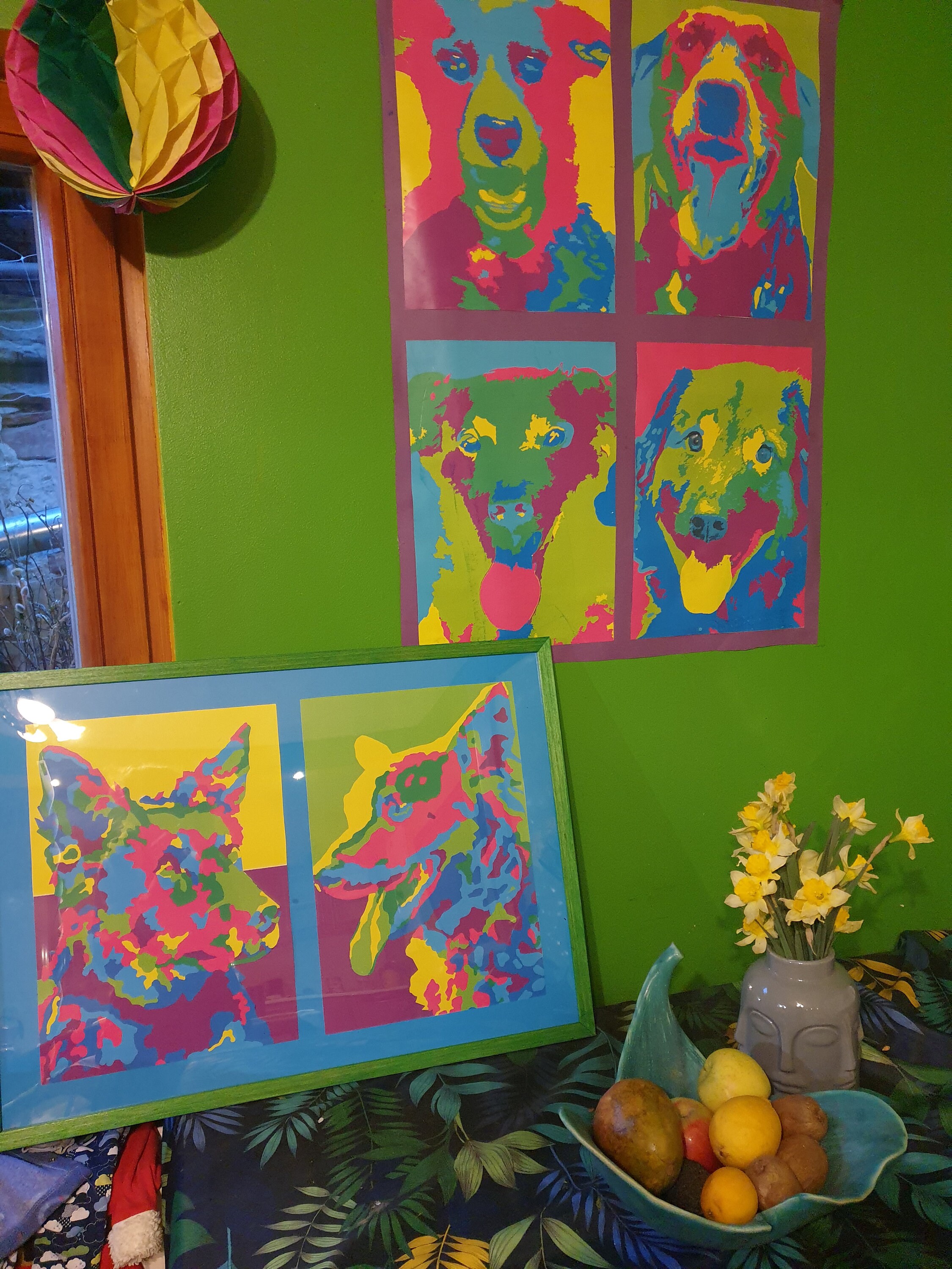 Portrait of Your Pet in Pop Art Style - Etsy