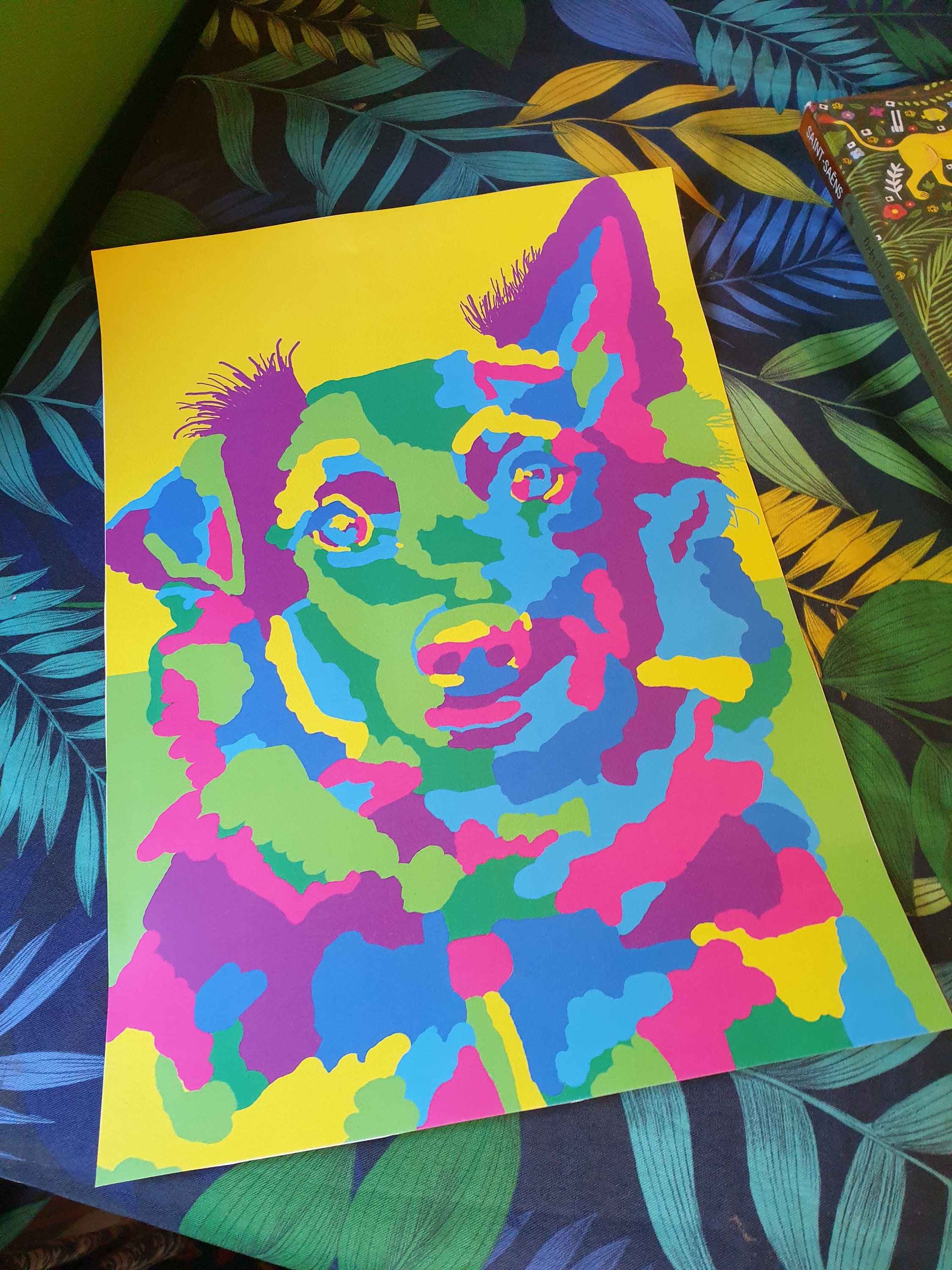 Portrait of Your Pet in Pop Art Style - Etsy