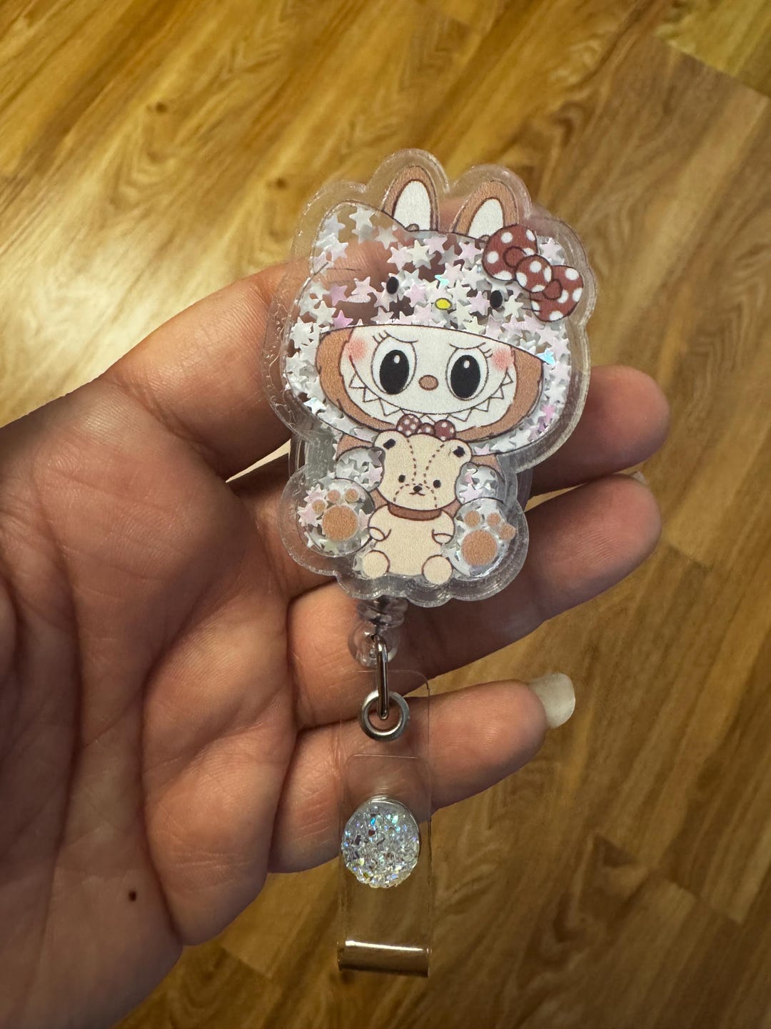 Labubu Shaker Badge Reel - Etsy