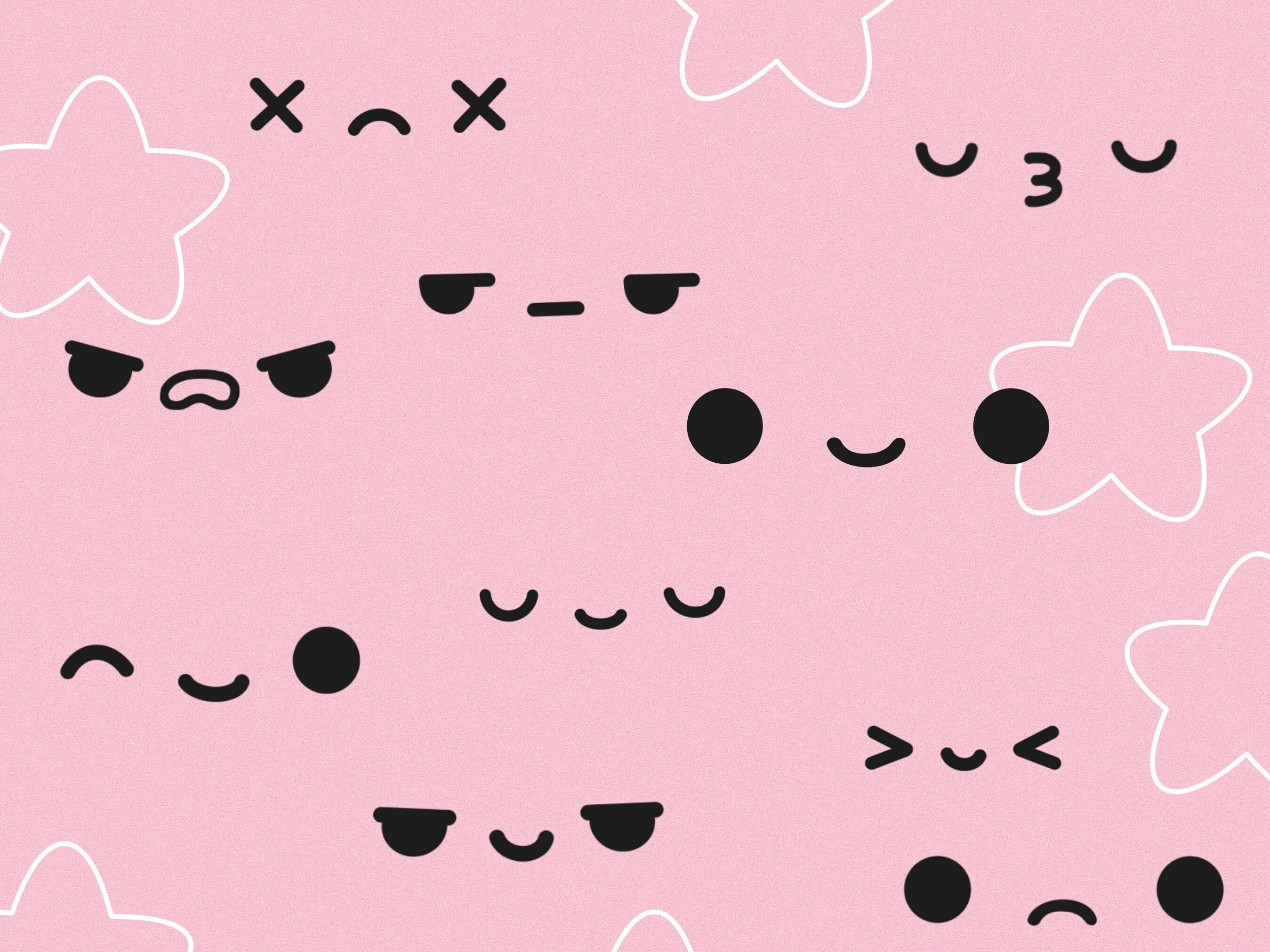 50 Procreate Cute Doodle Kawaii Character Stamps, Procreate Kawaii ...