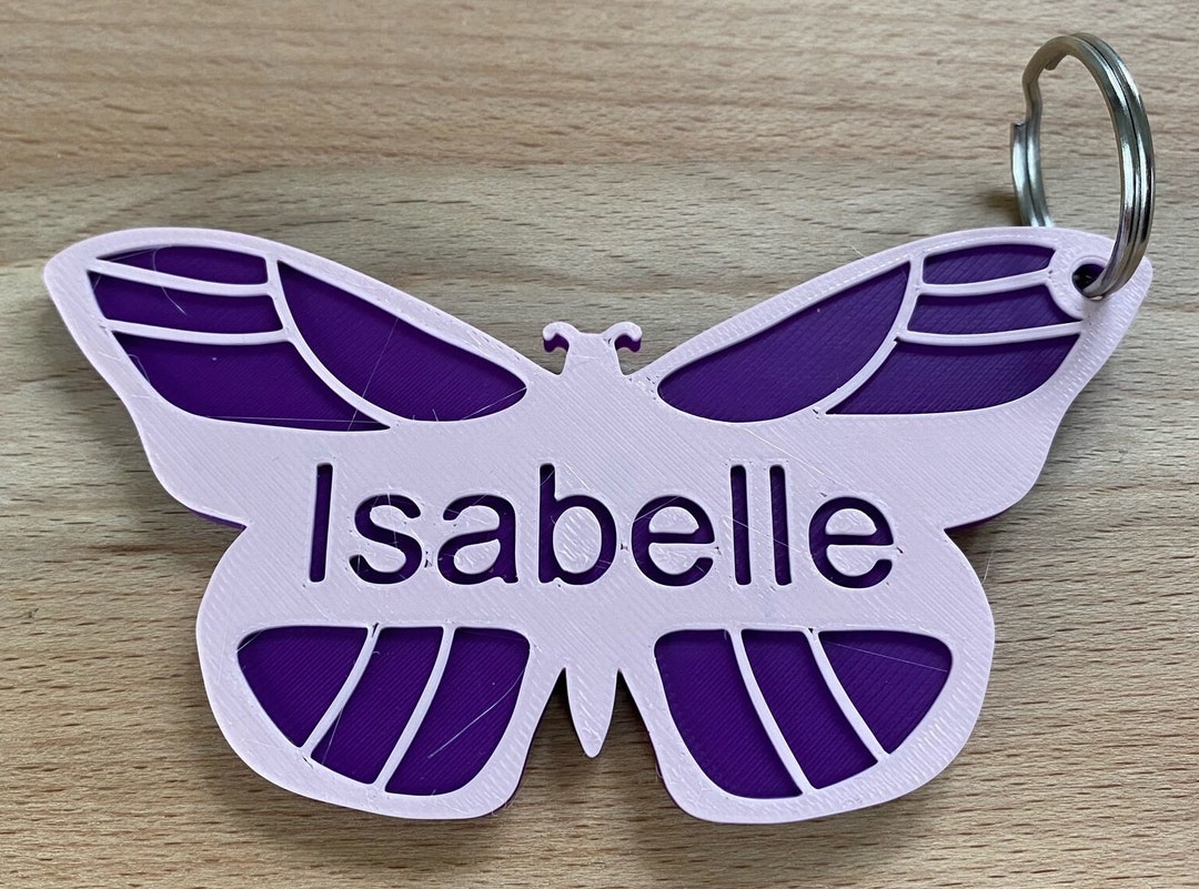 Kids Name Tags Butterfly - Etsy