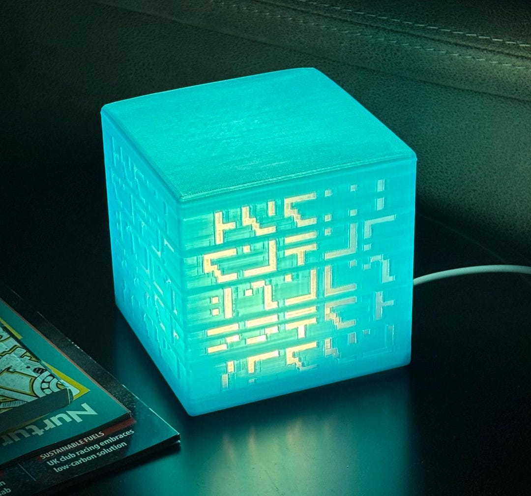 Minecraft Movie Portal Cube Lamp USB - Etsy UK