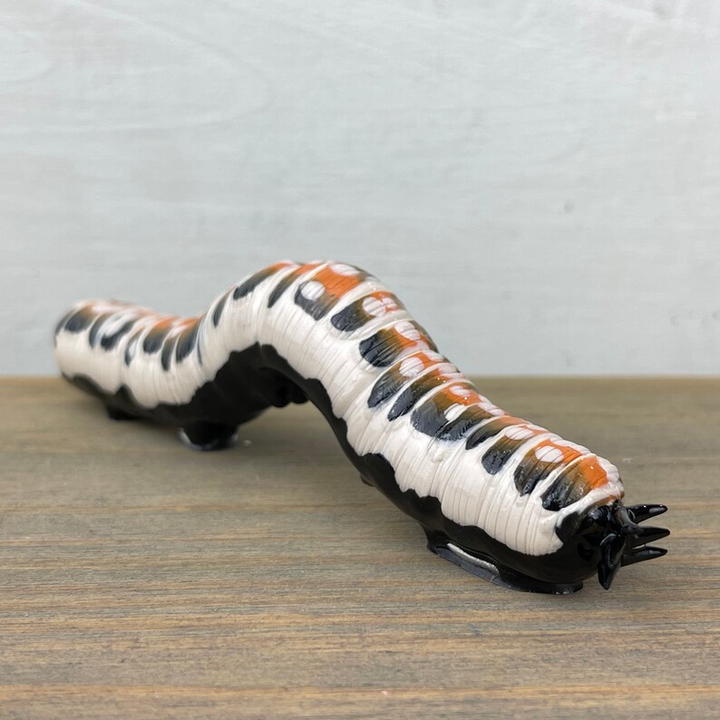 Monarch Caterpillar Planter Pet Fairy Garden Decoration Clay - Etsy