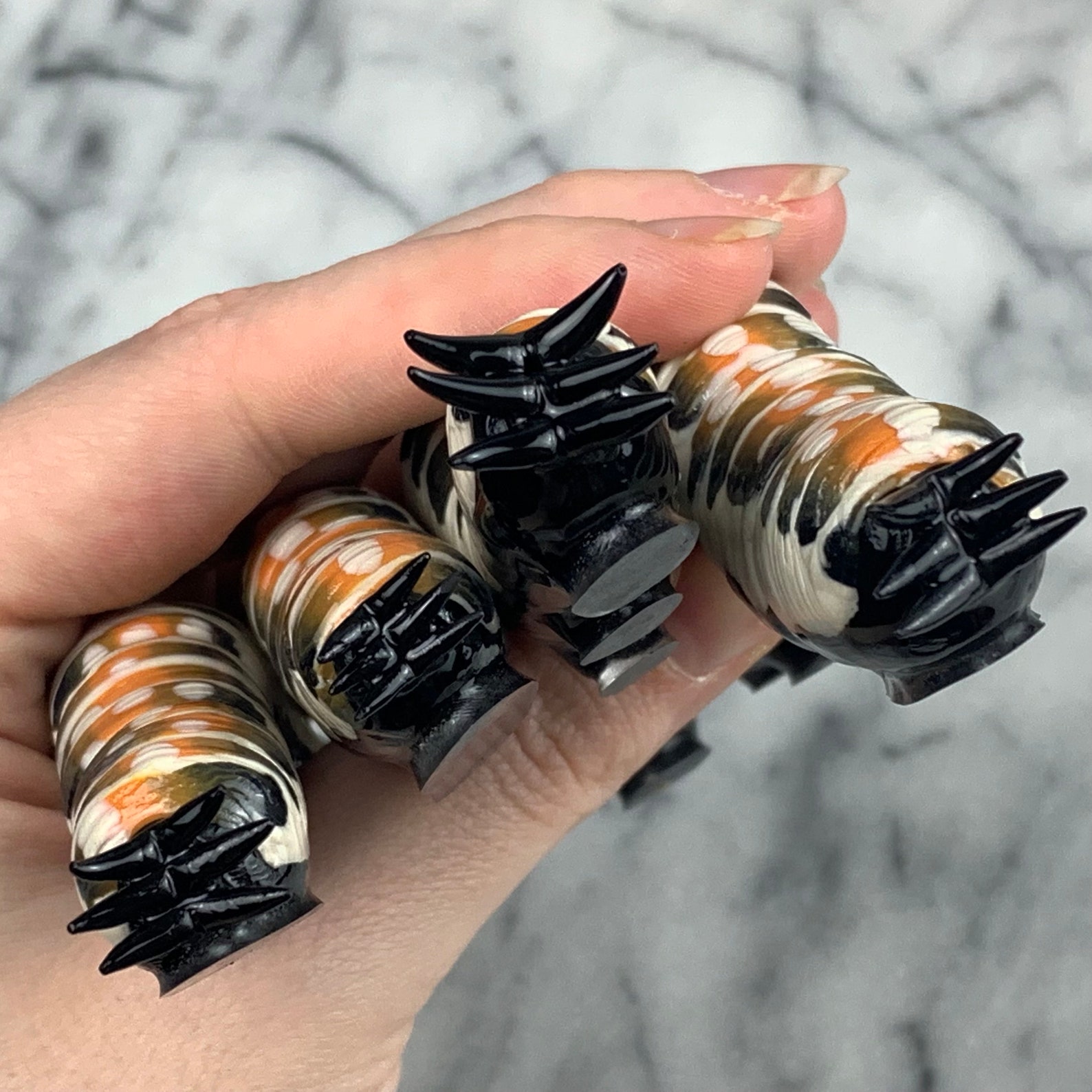 Monarch Caterpillar Planter Pet Fairy Garden Decoration Clay - Etsy