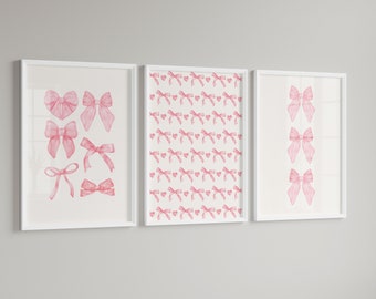 Bow Coquette Poster - Etsy UK