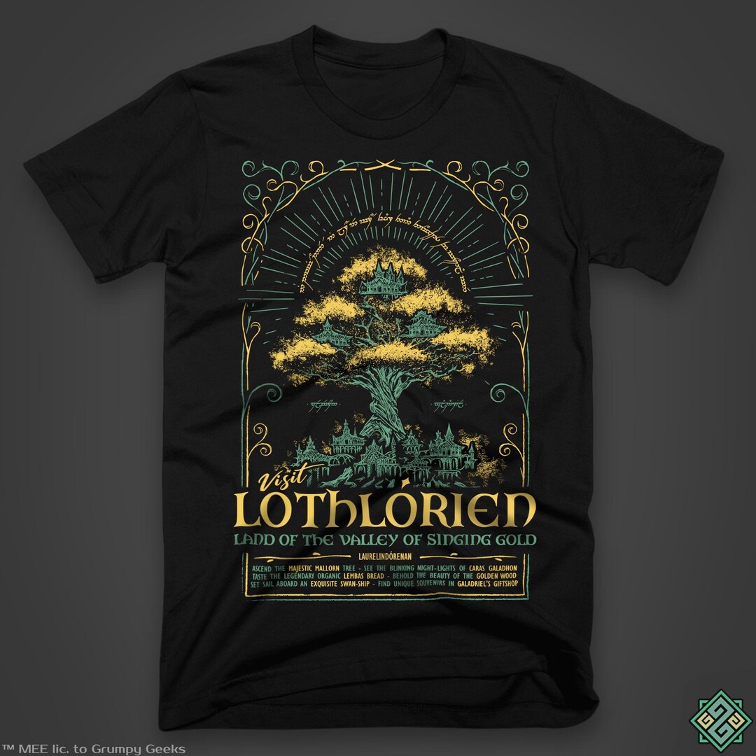 Lórien™ T-shirt: the Lord of the Rings Licensed Tee - Etsy