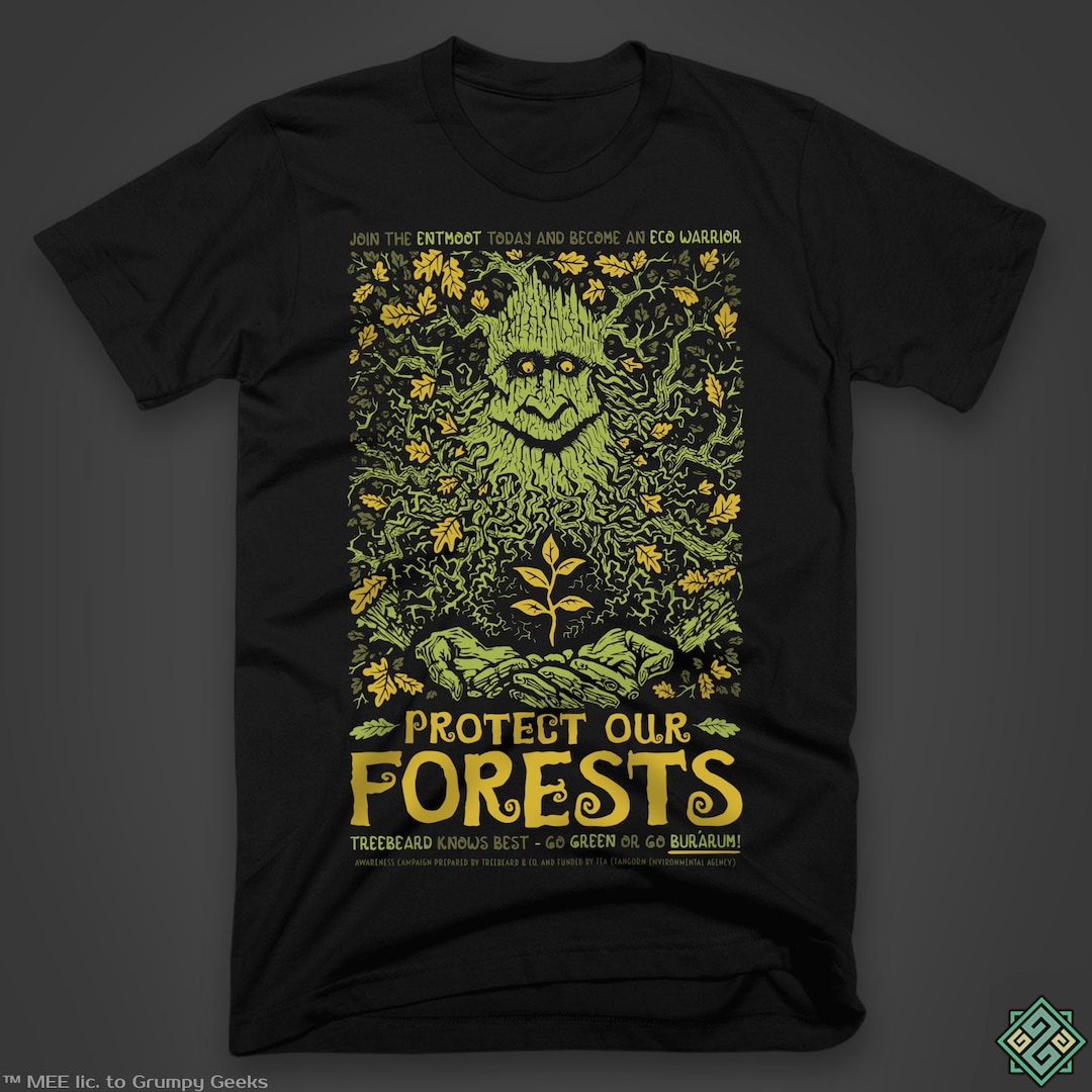Treebeard™ Eco Ents™ T-shirt: the Lord of the Rings Licensed Tee - Etsy