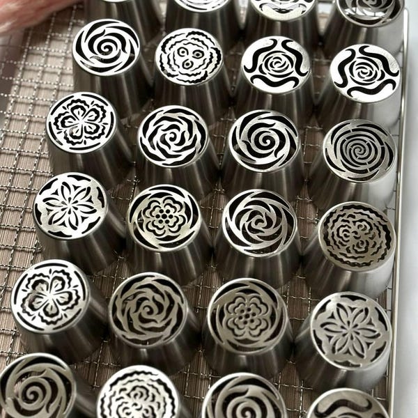 Tulip Nozzles Pastry Cake Icing Piping - Etsy