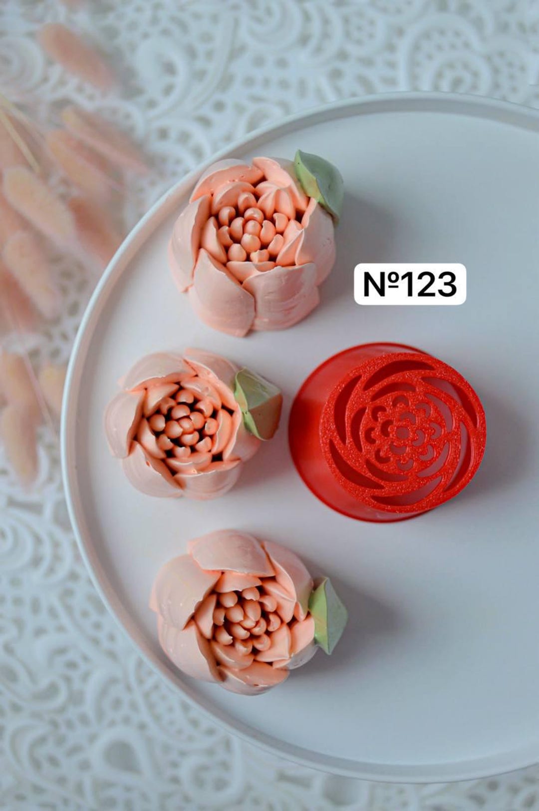 No12 Piping Nozzles, Marshmallow Flowers, XXL Tulip, Nozzle for Icing ...