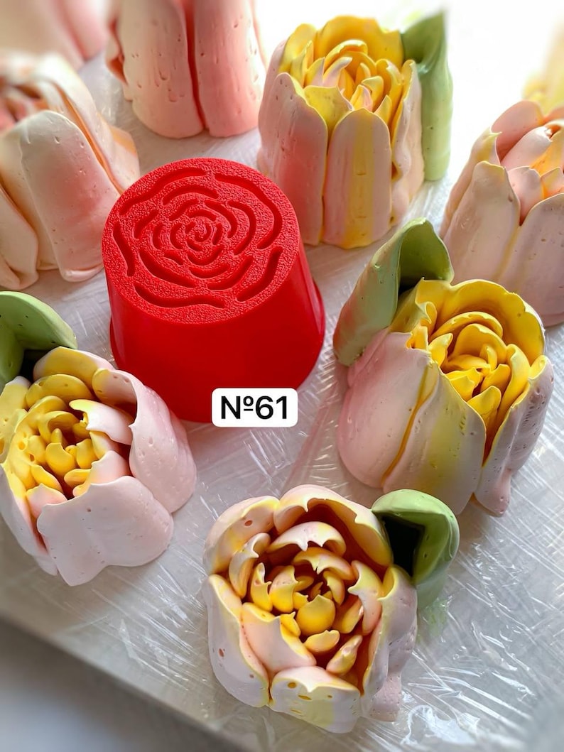 No13 Piping Nozzles, Marshmallow Flowers, XXL Tulip, Nozzle for Icing ...