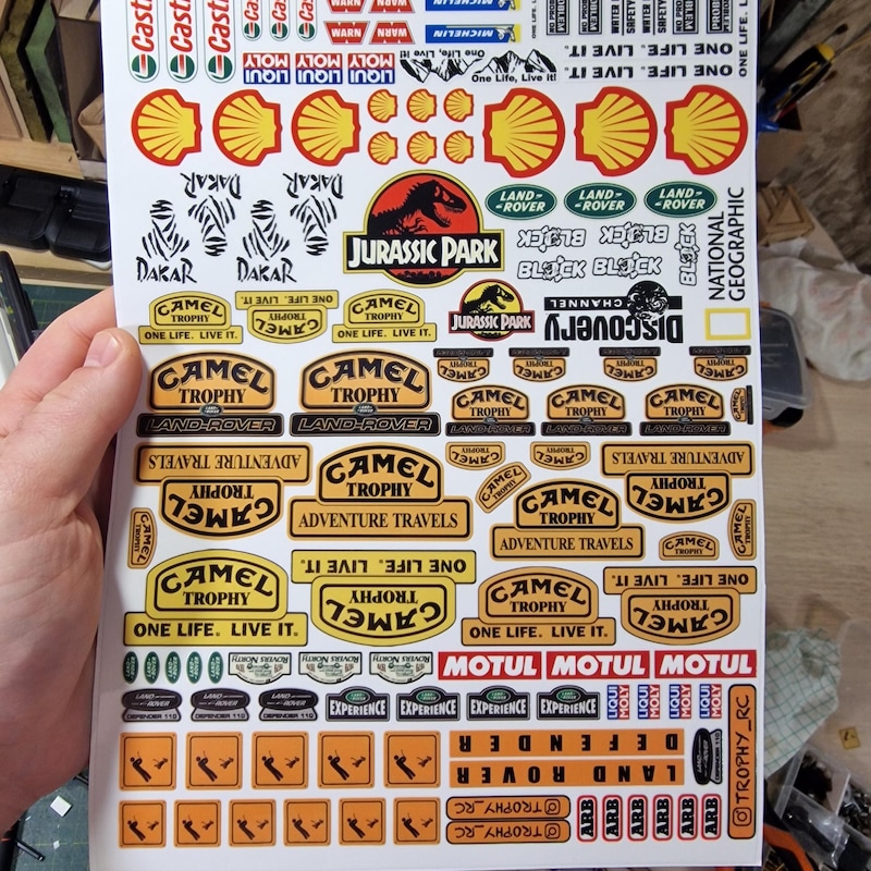 1/10 Rc Stickers - Etsy UK