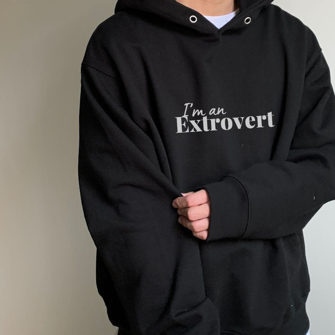 Extroverted Hoodie Bold and Stylish Apparel for Outgoing Individuals - Etsy