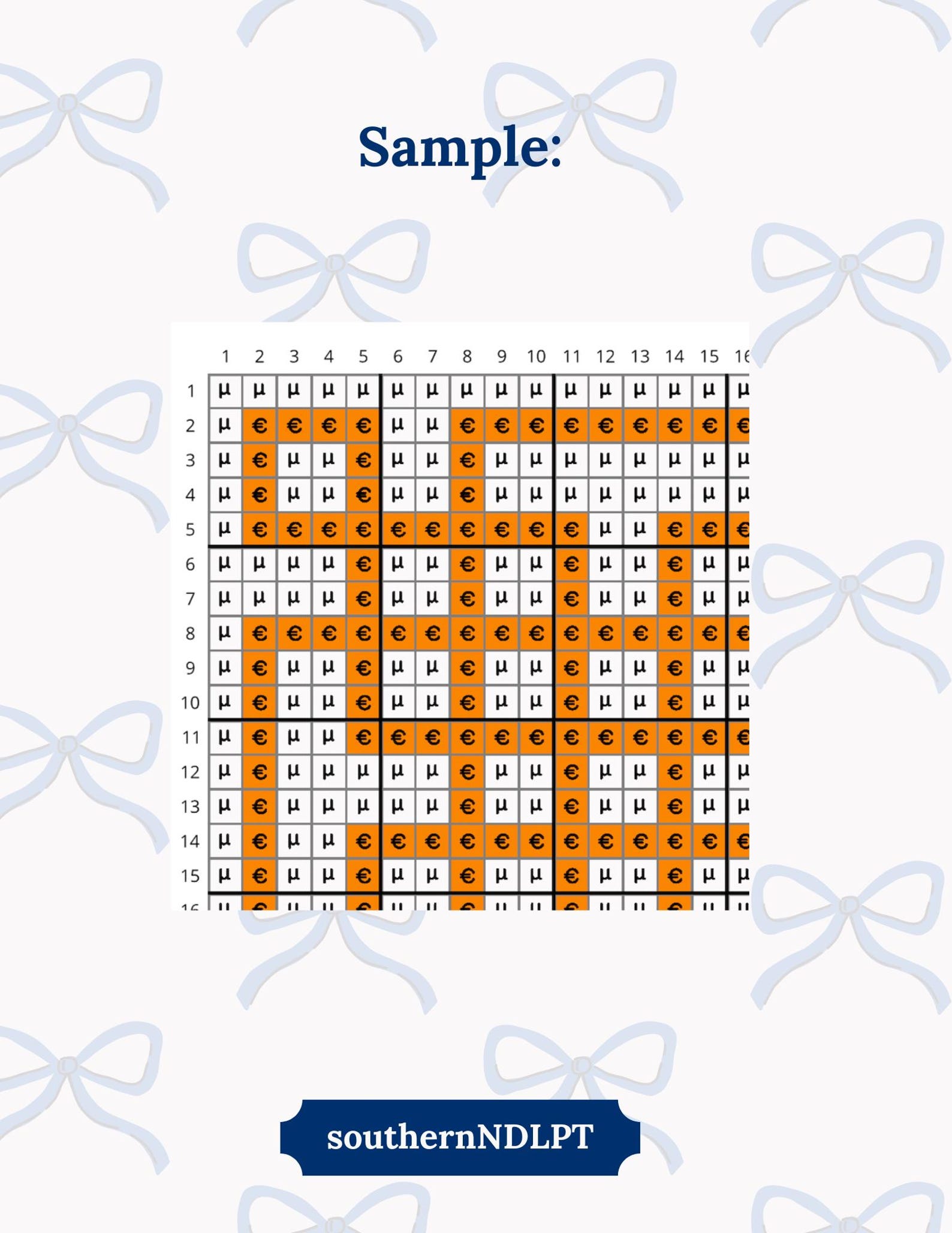 Digital Needlepoint Stitch Chart PDF - "it's Great to Be a Tennessee ...