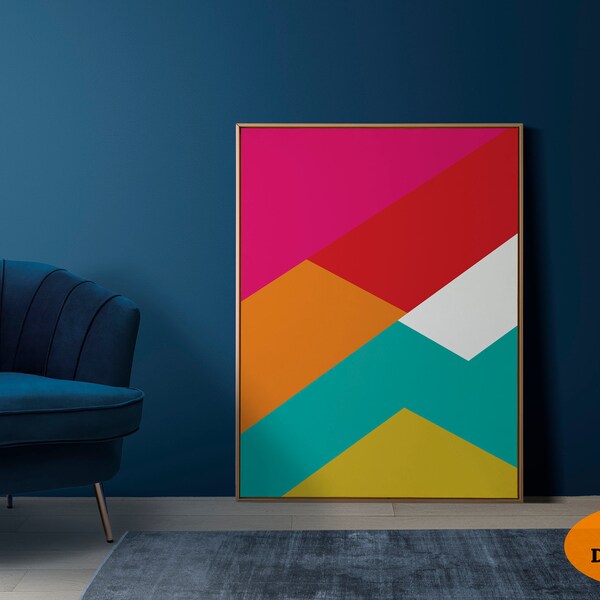 Abstract Art Blocks - Etsy