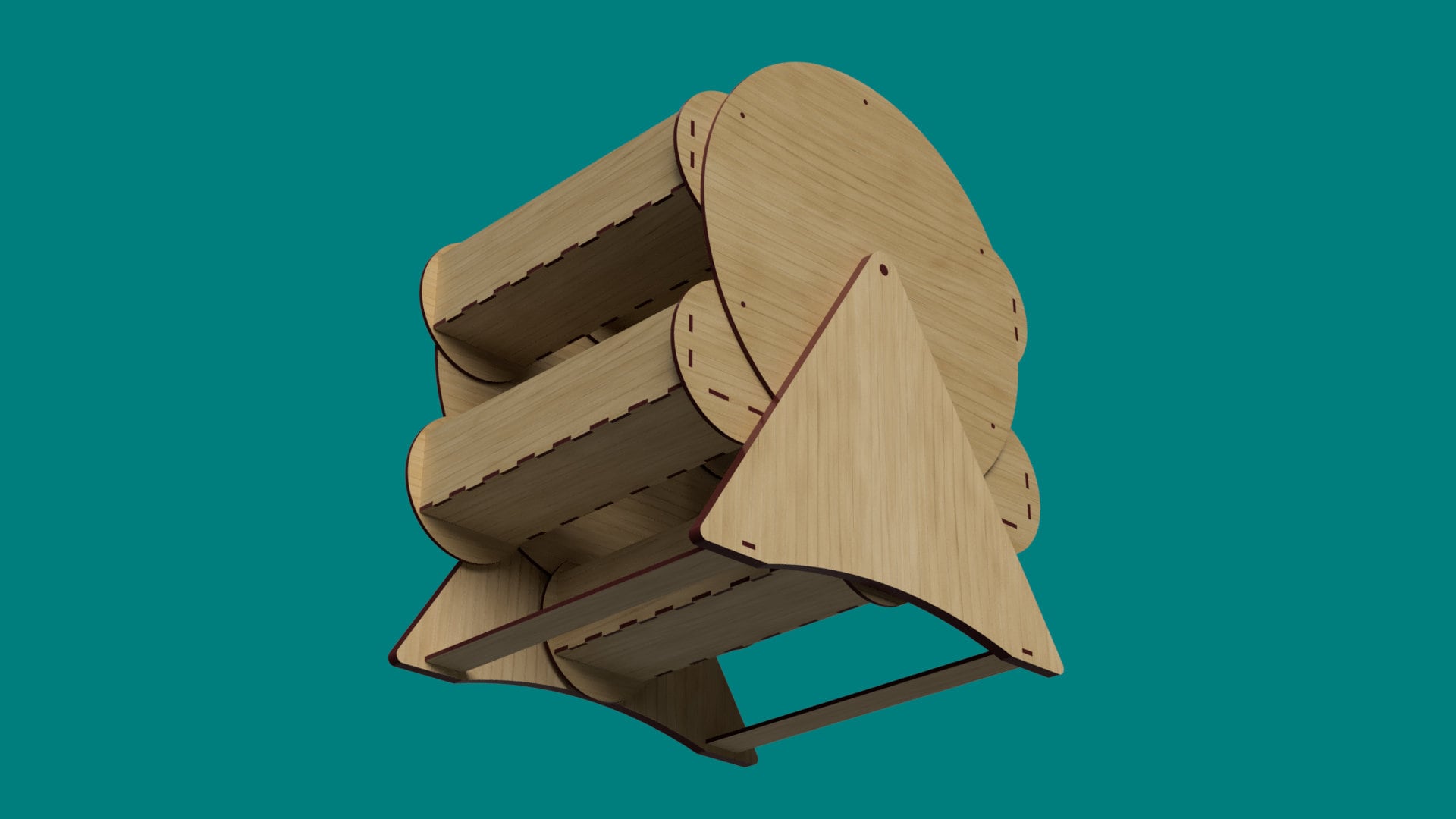 Carousel Storage, Rack Storage, Storage for Painters Laser Cut Files ...