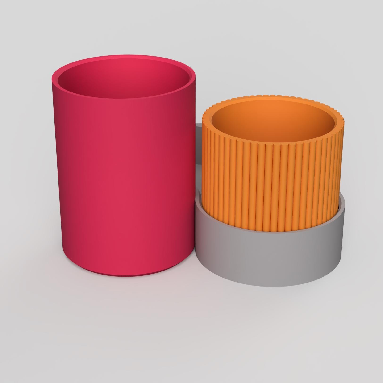 3D Printing Desk Organizer STL Files: Modern Home Office Storage ...