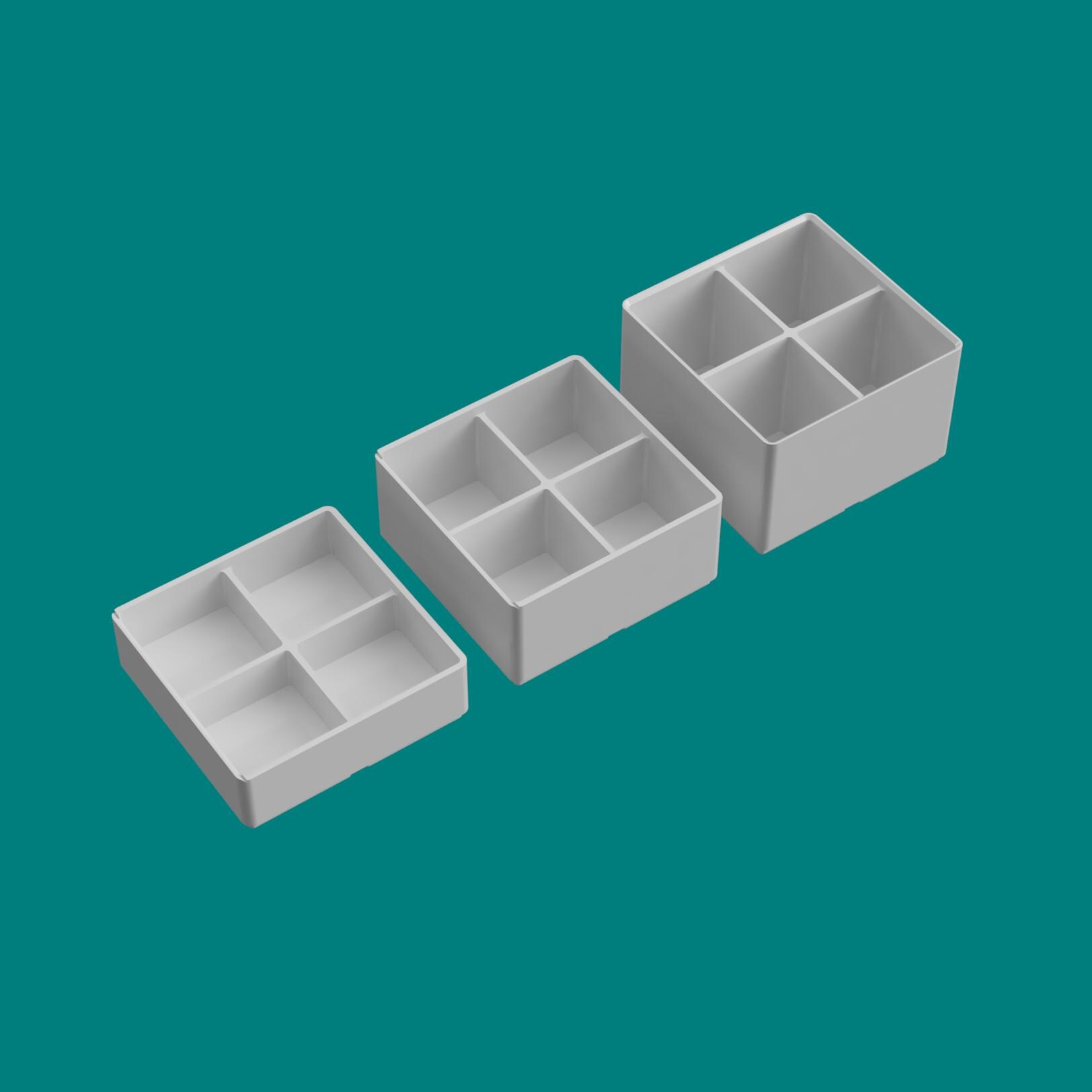 Gridfinity Pack – 21 STL Files, Multiple Heights (28-42-56 Mm), Modular ...