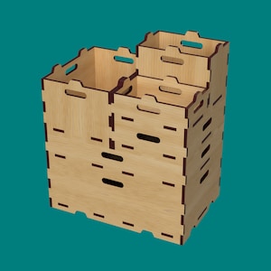 Stackable Box, 6 Box Set, Modular Boxes, Plywood Boxes - Cnc Cut Files ...