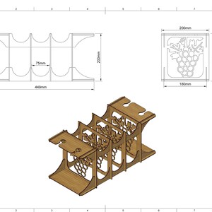 Wine Rack, Wine Storage, Wine Glass Rack, Wine Glass Holder, Minibar ...